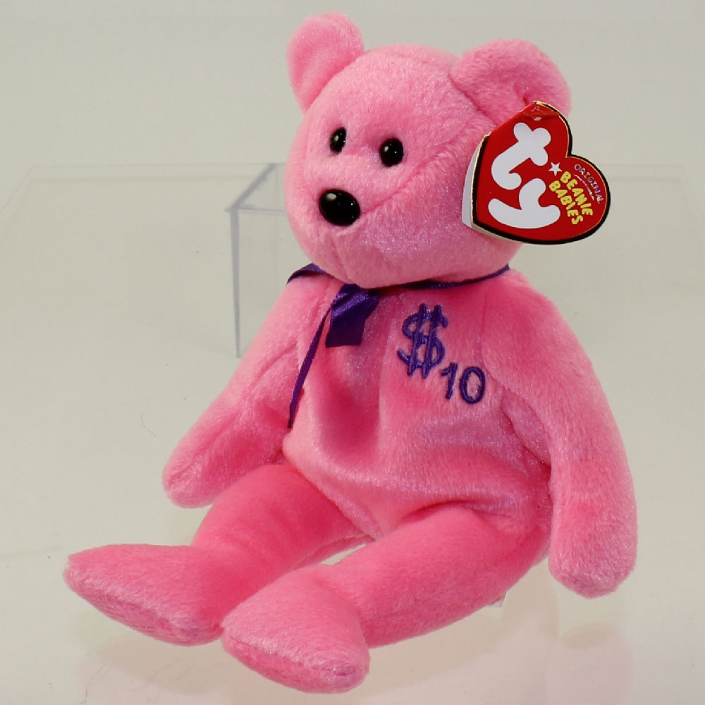 TY Beanie Baby - BILLIONAIRE Bear #10 (Signed by TY Warner) (Mint ...