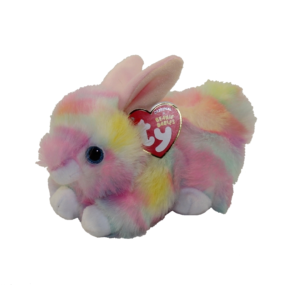 TY Beanie Baby - SHERBET the Multicolored Bunny (6 inch) (Mint ...