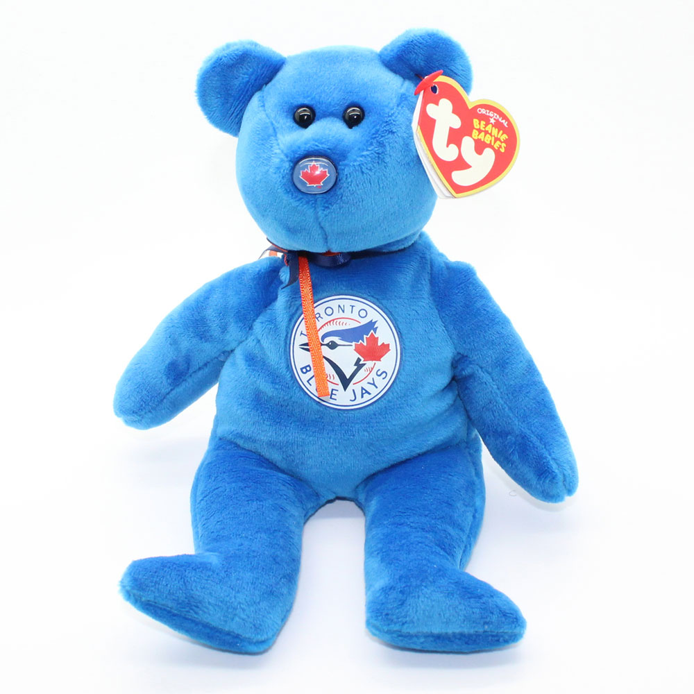 TY Beanie Baby - MLB Baseball Bear - TORONTO BLUE JAYS (8 inch) (Mint ...