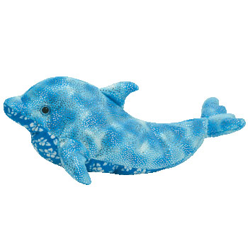 TY Beanie Buddy - DOCKS the Blue Dolphin (13 inch) (Mint ...