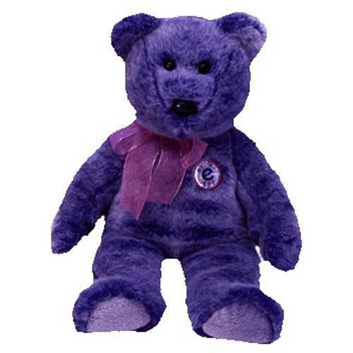 TY Beanie Buddy - PERIWINKLE the e-Bear (14 inch) (Mint ...