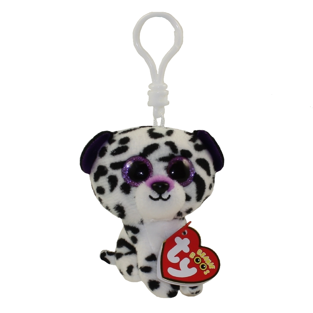 TY Beanie Boos - VIOLET the Leopard (Plastic Key Clip - 3 inch) (Mint ...
