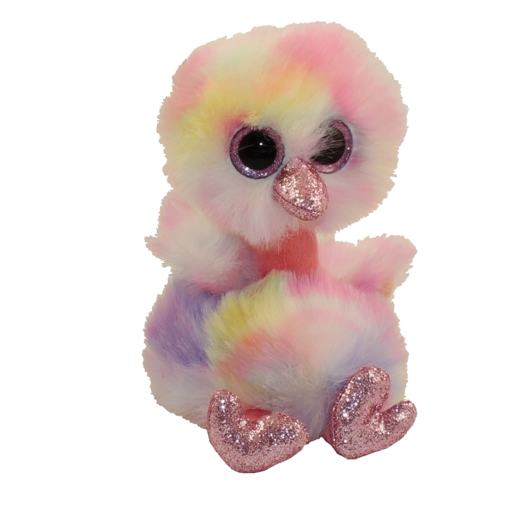 TY Beanie Boos - AVERY the Pink Ostrich (Glitter Eyes) (Regular Size ...