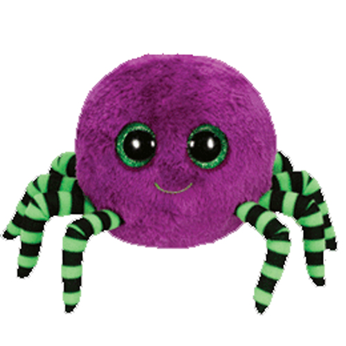 TY Beanie Boos - CRAWLY the Purple Spider (Regular Size - 6 inch) (Mint ...