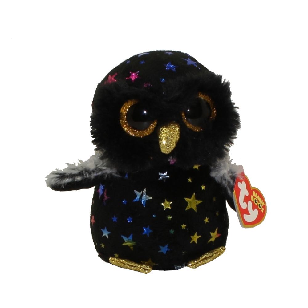 TY Beanie Boos - HYDE the Owl (Glitter Eyes) (Regular Size - 6 inch ...