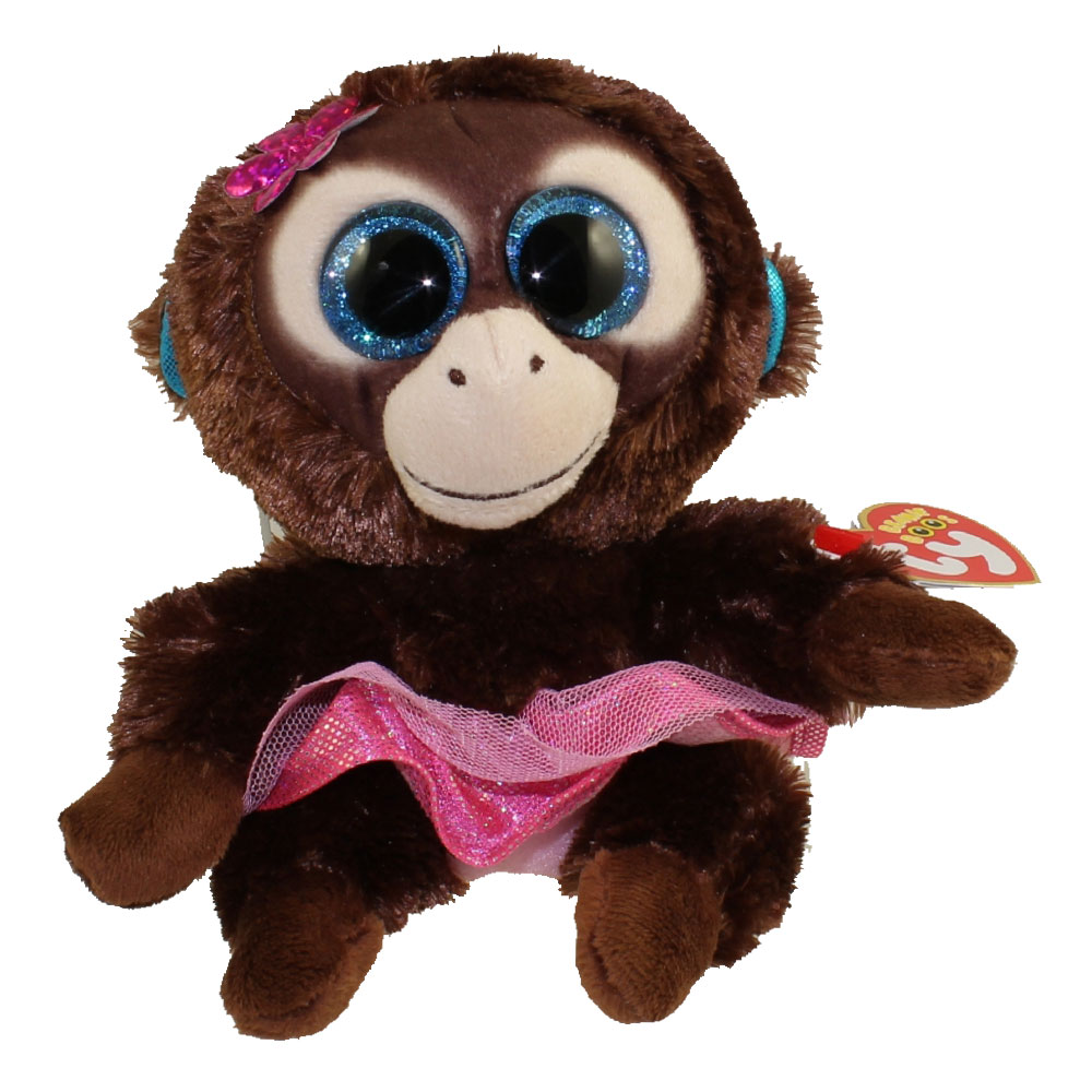 TY Beanie Boos - NADYA the Monkey (Regular Size - 6 inch) (Mint ...