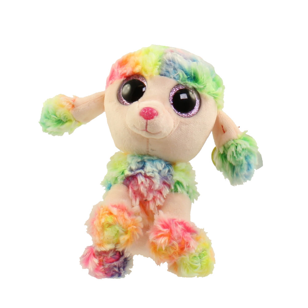 TY Beanie Boos - RAINBOW the Poodle (Regular Size - 6.5 inch) (Mint ...