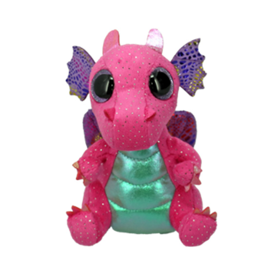 TY Beanie Boos - SPITFIRE the Pink Dragon (Regular Size - 6 inch) (Mint ...