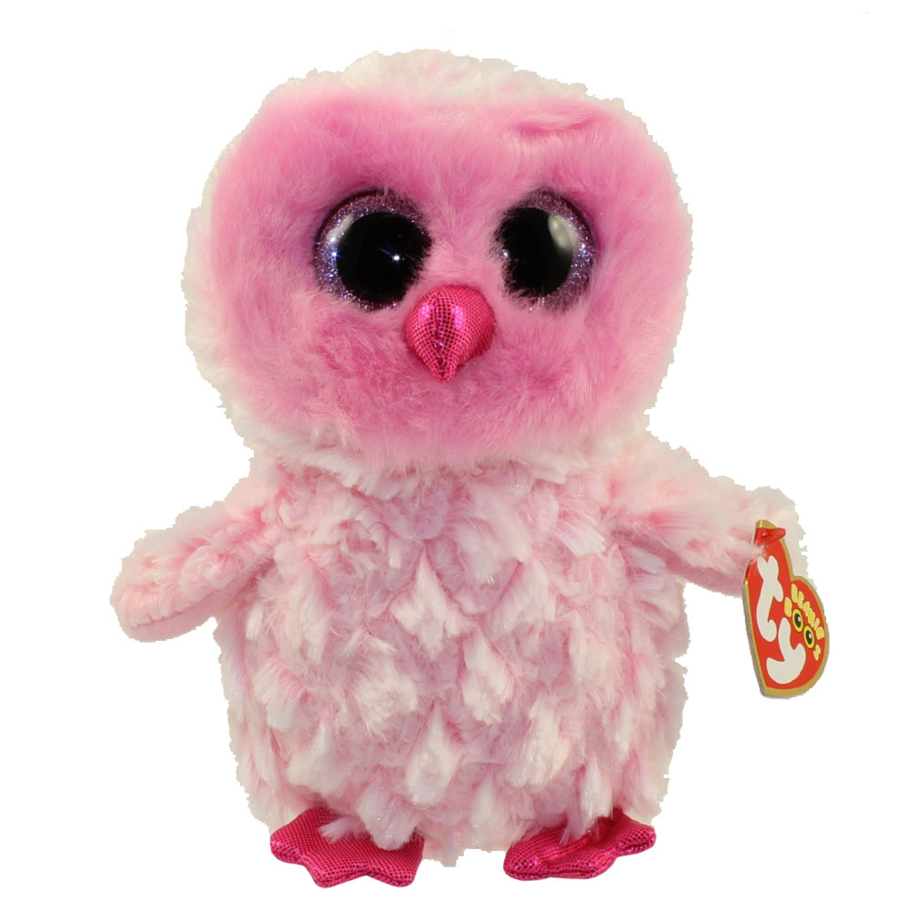 TY Beanie Boos - TWIGGY the Pink Owl (Regular Size - 6 inch) (Mint ...