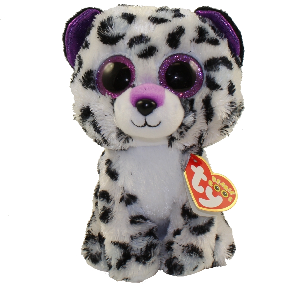 TY Beanie Boos - VIOLET the Leopard (Regular Size - 6 inch) (Mint ...