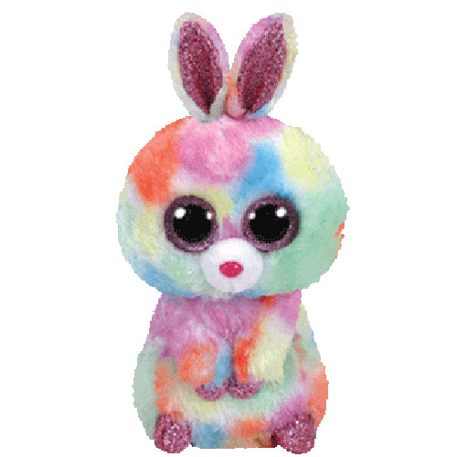 TY Beanie Boos - BLOOMY the Rainbow Bunny (Medium Size - 9 inch) (Mint ...