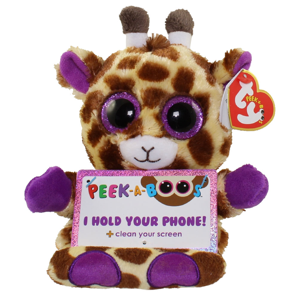 TY Beanie Boos - Peek-A-Boos - JESSE the Giraffe (4 inch - Phone Holder ...