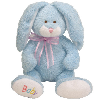 Baby TY - BUNNY HOP the Bunny (Blue Version) (Mint): Sell2BBNovelties ...