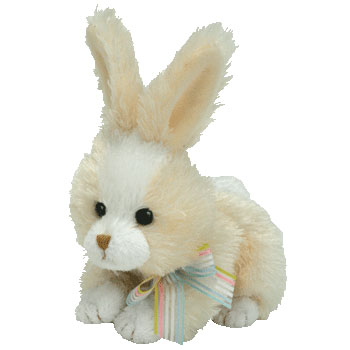TY Basket Beanie Baby - TOPSY the Bunny (4.5 inch) (Mint ...