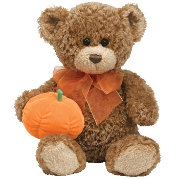 TY Classic Plush - BUMPKIN the Halloween Bear (14 inch - Mint ...