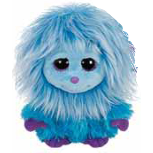 TY Frizzys -MOPS the Blue Monster (Medium Size - 8 inch) (Mint ...