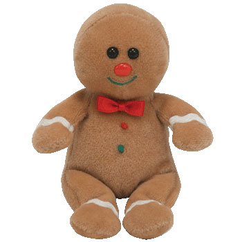 TY Jingle Beanie Baby - SWEETSY the Gingerbread man (4.5 inch) (Mint ...