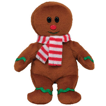 TY Holiday Baby Beanie - YUMMY the Gingerbread Man (4.5 inch) (Mint ...
