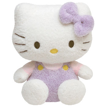 TY Pluffies - HELLO KITTY (FUZZY PURPLE - 8.5 inch) (Mint ...