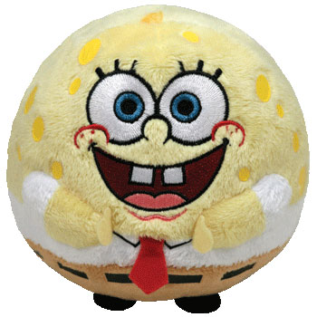 TY Beanie Ballz - SPONGEBOB SQUAREPANTS (Medium Size - 8 inch) (Mint ...