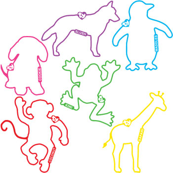 TY Beanie Bandz - Shaped Bands - BEANIE BOOS Collection (12 pack - New ...