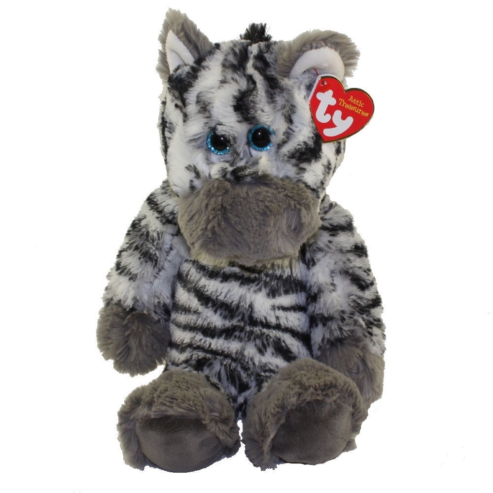 TY Cuddlys - ZAHARI the Zebra (Medium Size - 12 inch) (Mint ...