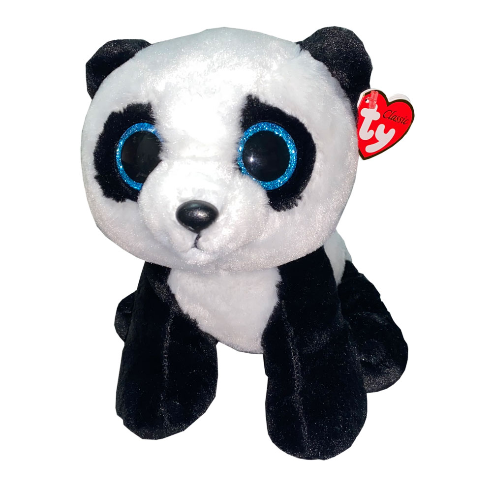 TY Classic Plush - BABOO the Panda (Blue Glitter Eyes)(9.5 inch) (Mint ...
