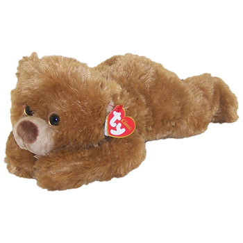 TY Classic Plush - PAWS the Brown Bear (2011 tush tag) (14 inch) (Mint ...