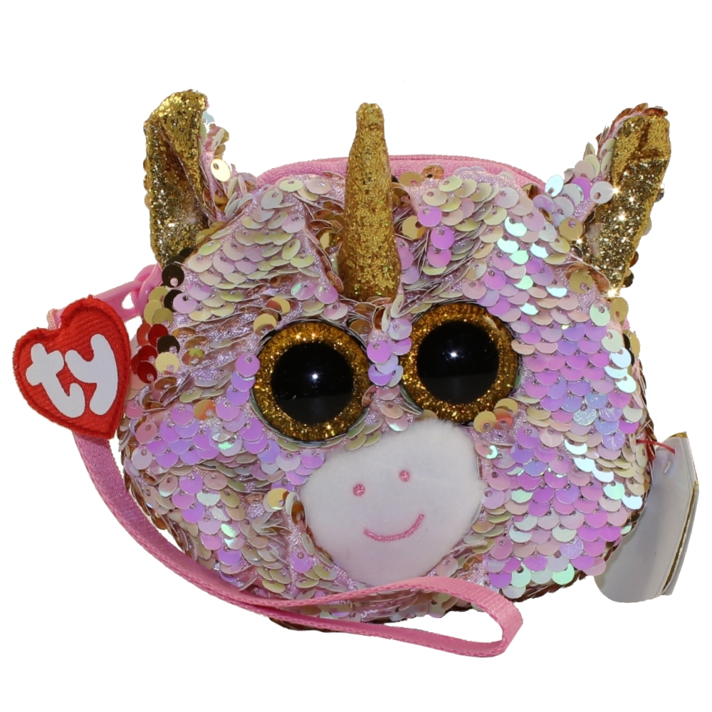 TY Fashion Flippy Sequin Wristlet - FANTASIA the Unicorn (5 inch) (Mint ...