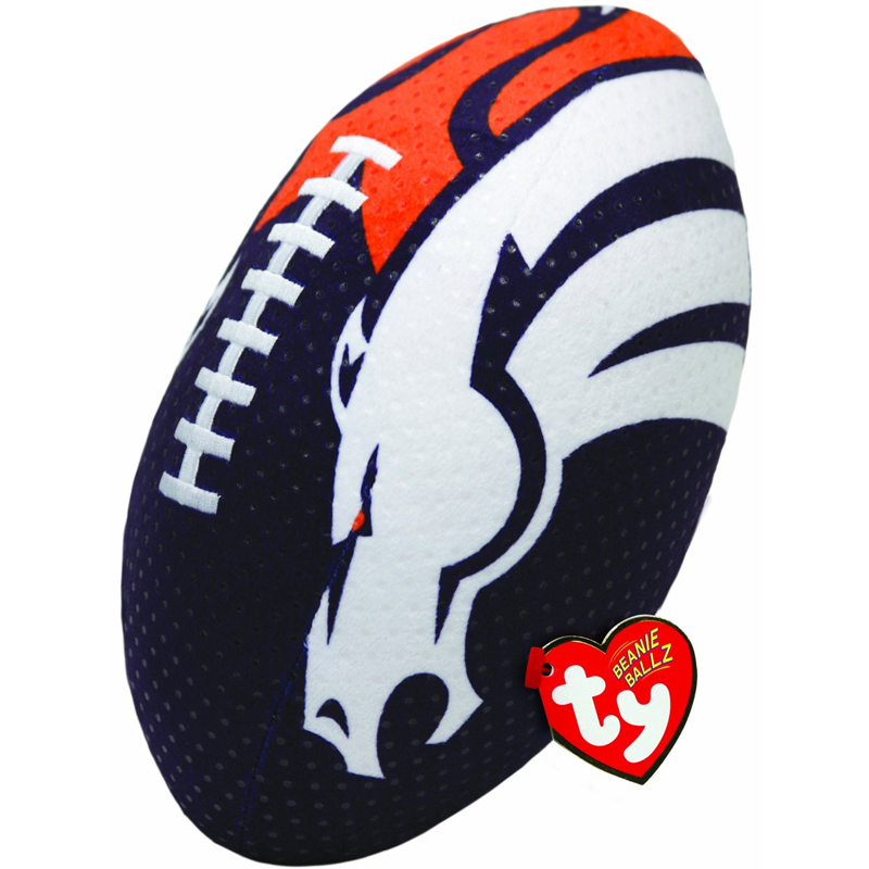 TY NFL Rush Zone Plush Football - DENVER BRONCOS (10 inch) (Mint ...