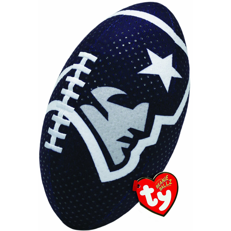 TY NFL Rush Zone Plush Football - NEW ENGLAND PATRIOTS (10 inch) (Mint ...