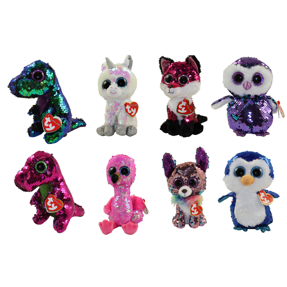 Any TY Flippables Sequin Plush (Regular Size - 6 inch) (Mint ...