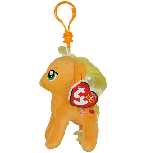 TY Beanie Baby - APPLEJACK (My Little Pony) (Plastic Key Clip - 5 inch ...