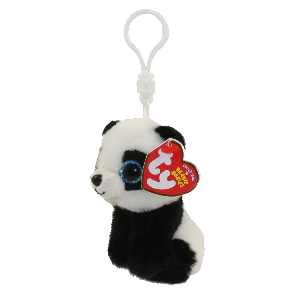 TY Beanie Baby - MING the Panda (Plastic Key Clip) (4 inch) (Mint ...
