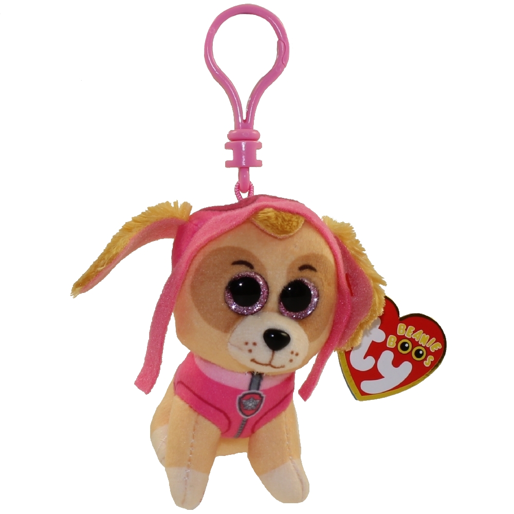 TY Beanie Baby - SKYE ( Paw Patrol - Plastic Key Clip ) (4 inch) (Mint ...