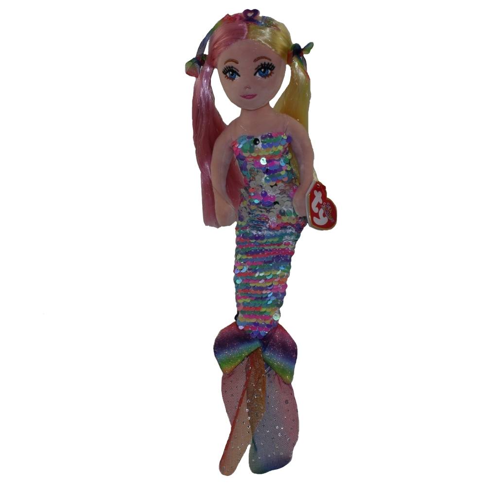 TY Sea Sequins Plush Mermaid - ANASTASIA (Regular Size - 10 inch) (Mint ...