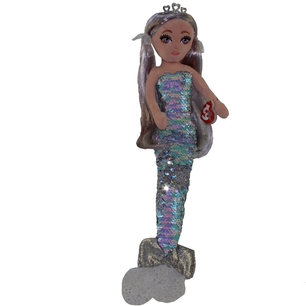 TY Sea Sequins Plush Mermaid - ATHENA (Medium Size - 18 inch) (Mint ...