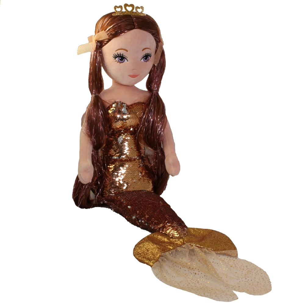 TY Sea Sequins Plush Mermaid - GINGER (LARGE Size - 36 inch) (Mint ...