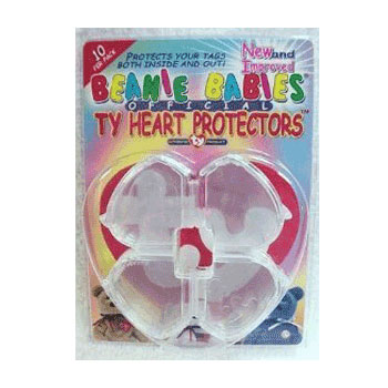 TY Beanie Baby Heart Tag Protectors - 10 PACK (Official Ty Brand ...