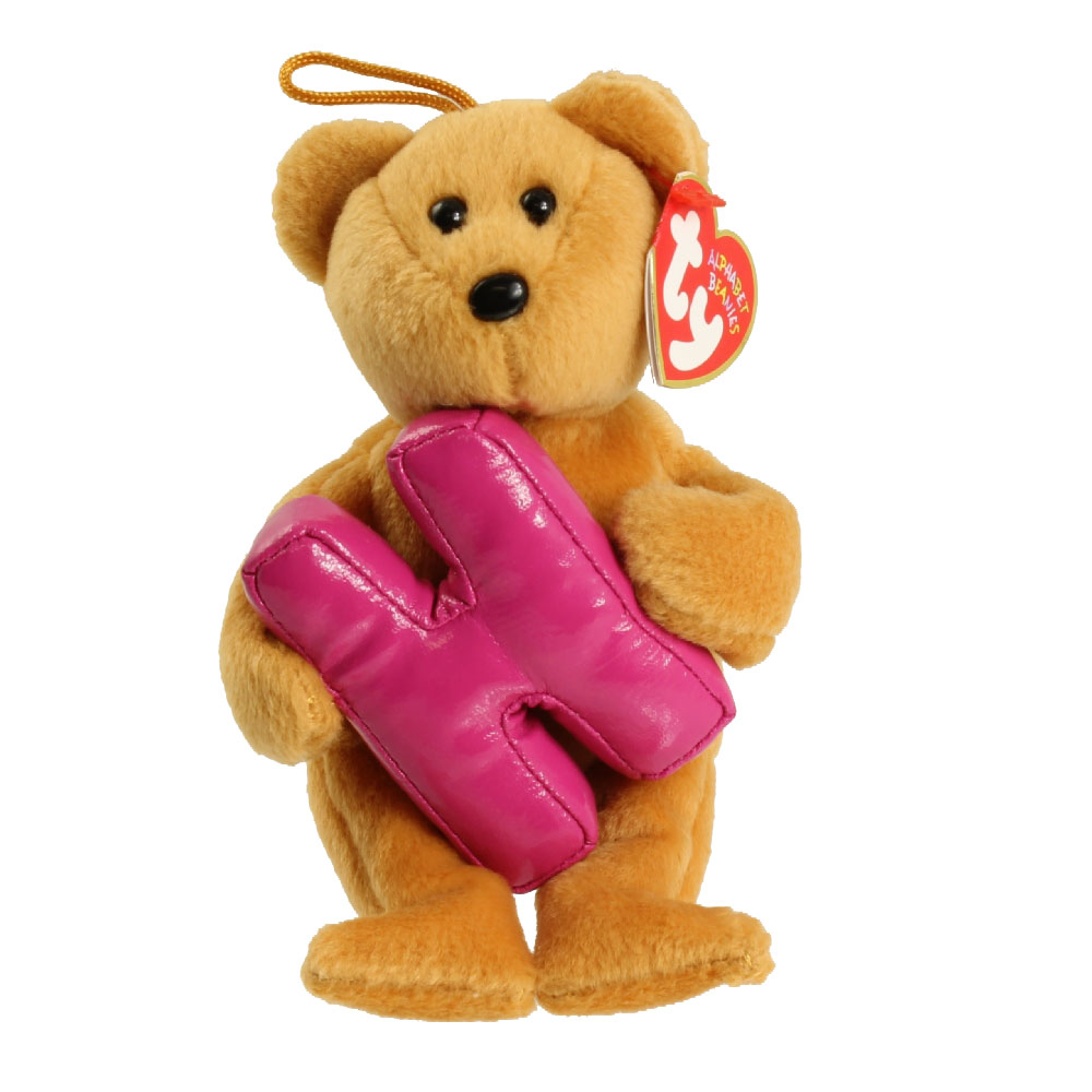 TY Alphabet Beanie Baby - H (5.5 inch) (Mint): Sell2BBNovelties.com ...