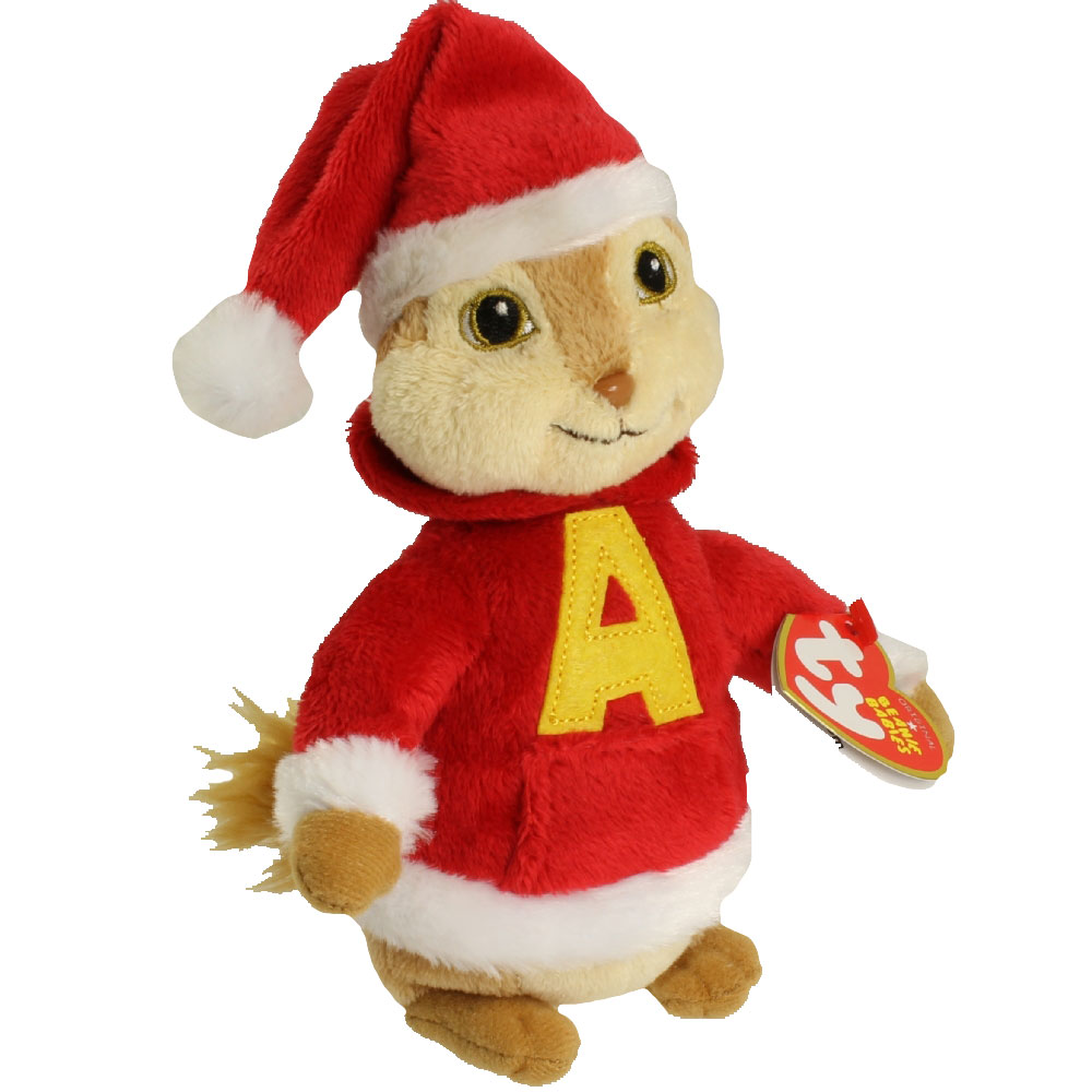 TY Beanie Baby - ALVIN with Holiday Hat (7 inch) (Mint ...