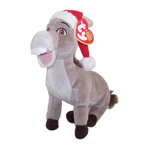 TY Beanie Baby - DONKEY (Santa Hat) (7 inch) (Mint): Sell2BBNovelties ...