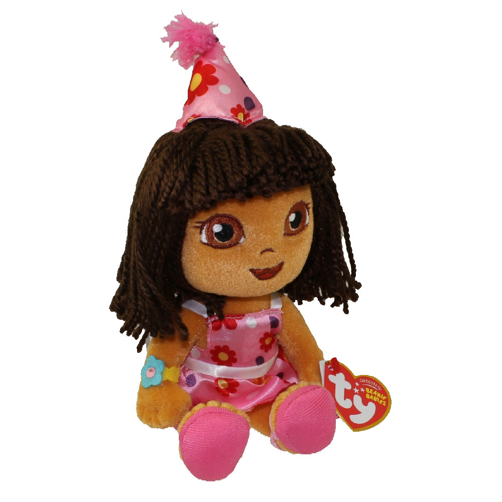 TY Beanie Baby - DORA the Explorer (Happy Birthday Version) (9 inch ...