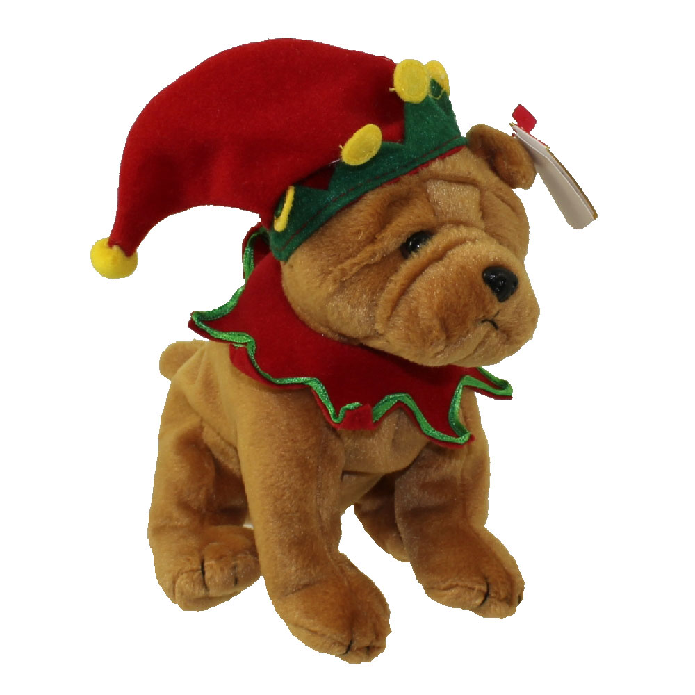 TY Beanie Baby - ELFIS the Holiday Dog (6 inch) (Mint ...