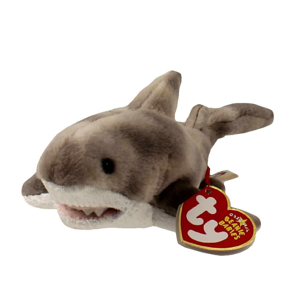 TY Beanie Baby - FINN the Shark (9 inch) (Mint): Sell2BBNovelties.com ...