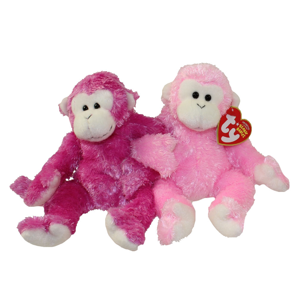 TY Beanie Baby - FRIENDS the Monkeys (Set of 2) (8 inch - Mint ...