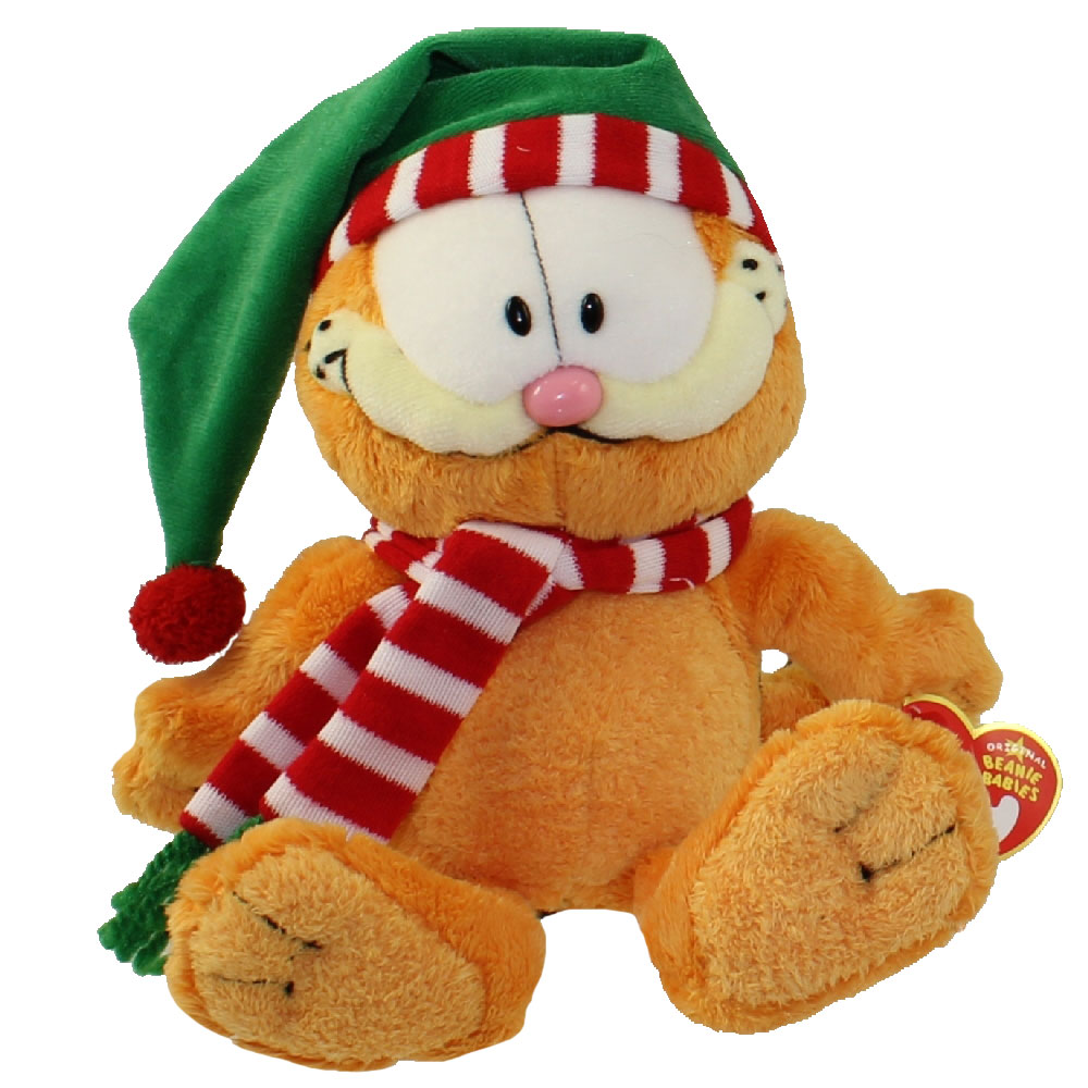 TY Beanie Baby - GARFIELD the Cat (SEASON'S GREETINGS) (8.5 inch) (Mint ...