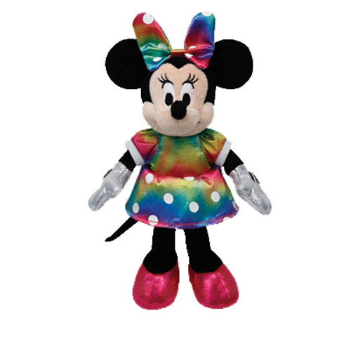 TY Beanie Baby - Disney Sparkle - MINNIE MOUSE (Ty Dye Dress) (8 inch ...