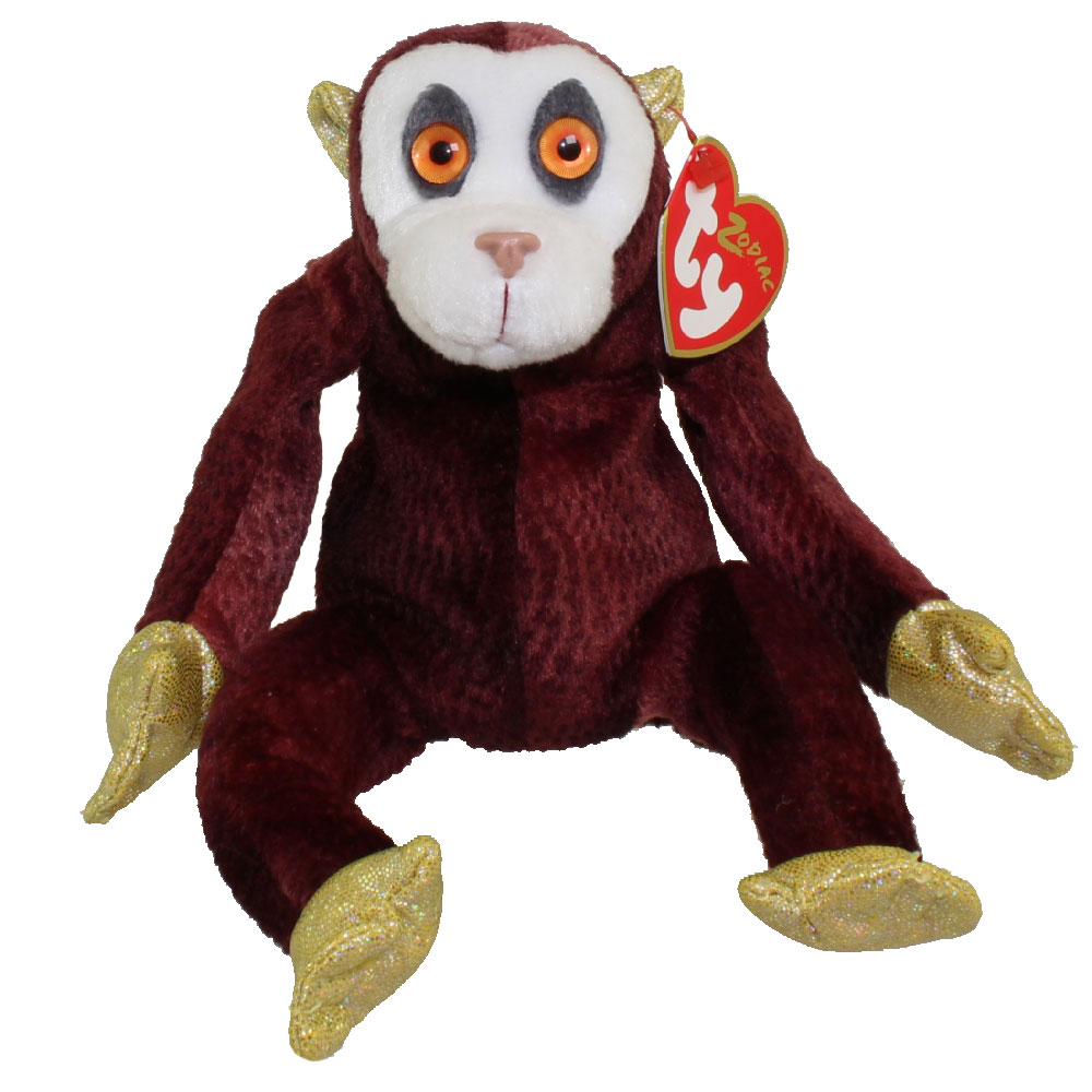 TY Beanie Baby - THE MONKEY Chinese Zodiac (5 inch) (Mint ...