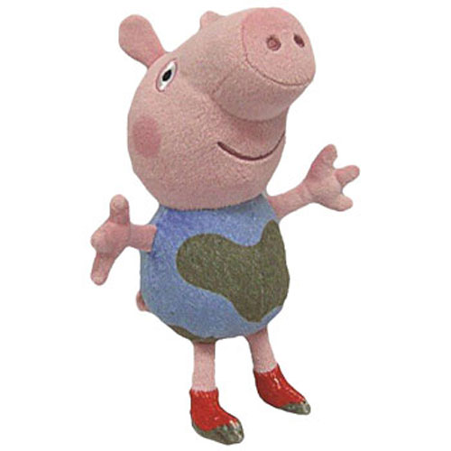 TY Beanie Baby - MUDDY GEORGE the Pig (6.5 inch) (Mint ...